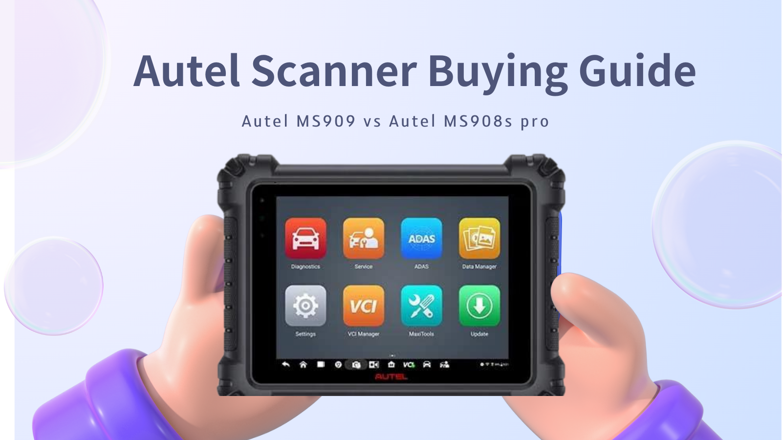 Autel Scanner Buying Guide-Autel MS909 vs Autel MS908s pro