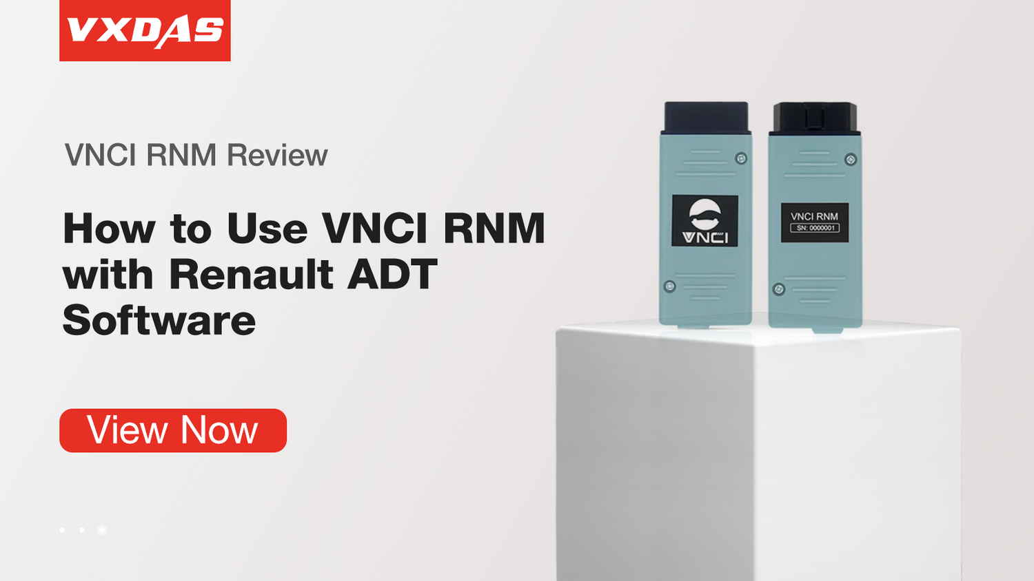 How to Use VNCI RNM with Renault ADT Software