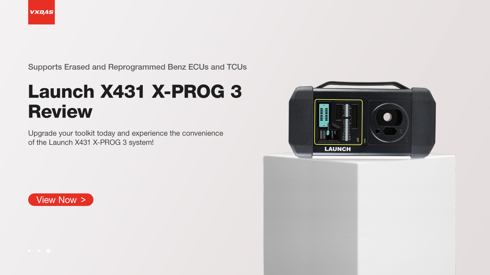 Launch X431 X-PROG3 Supports Erased and Reprogrammed Benz ECUs and TCUs
