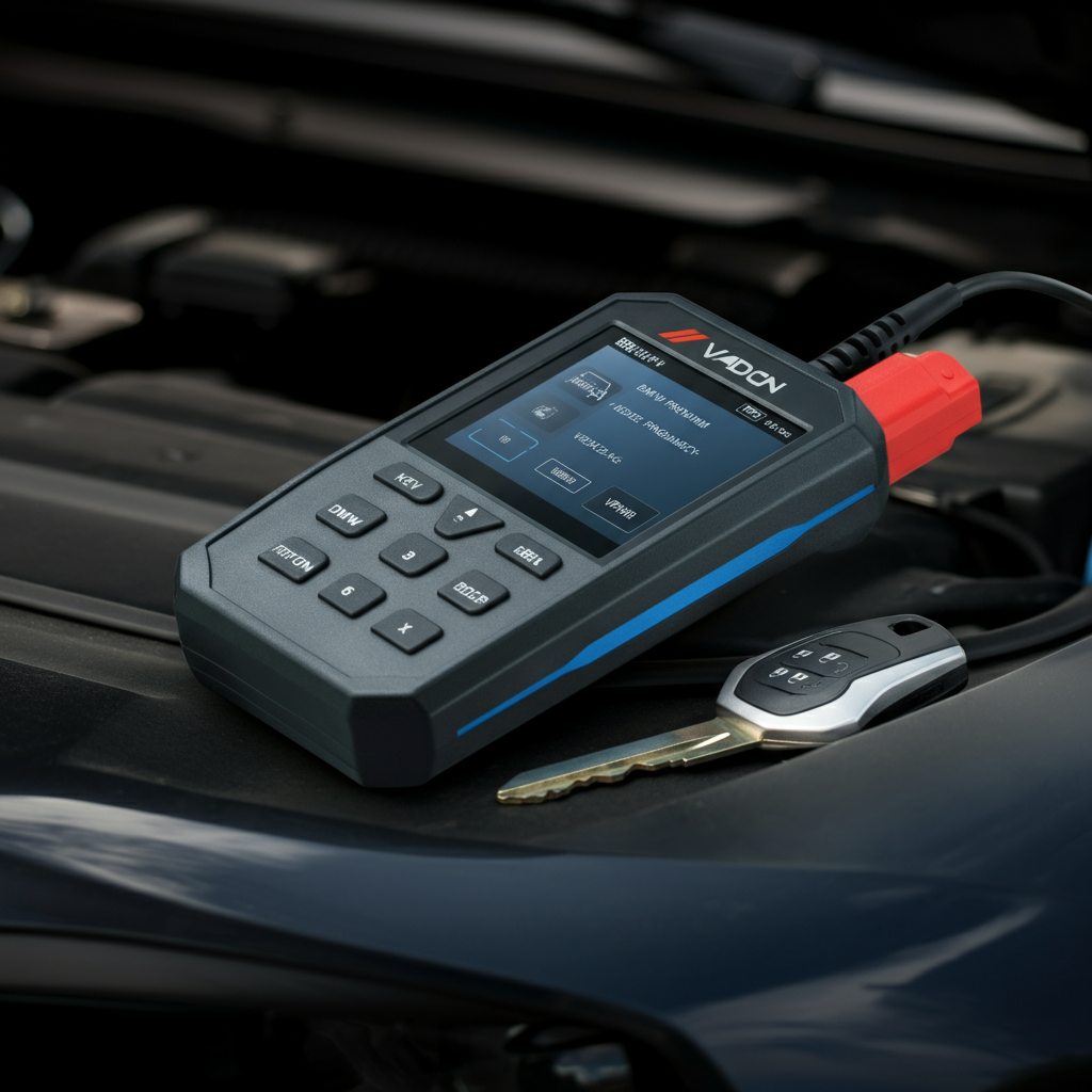 # Mastering BMW Key Programming with VAPON VP100 and BDC2 Adapter