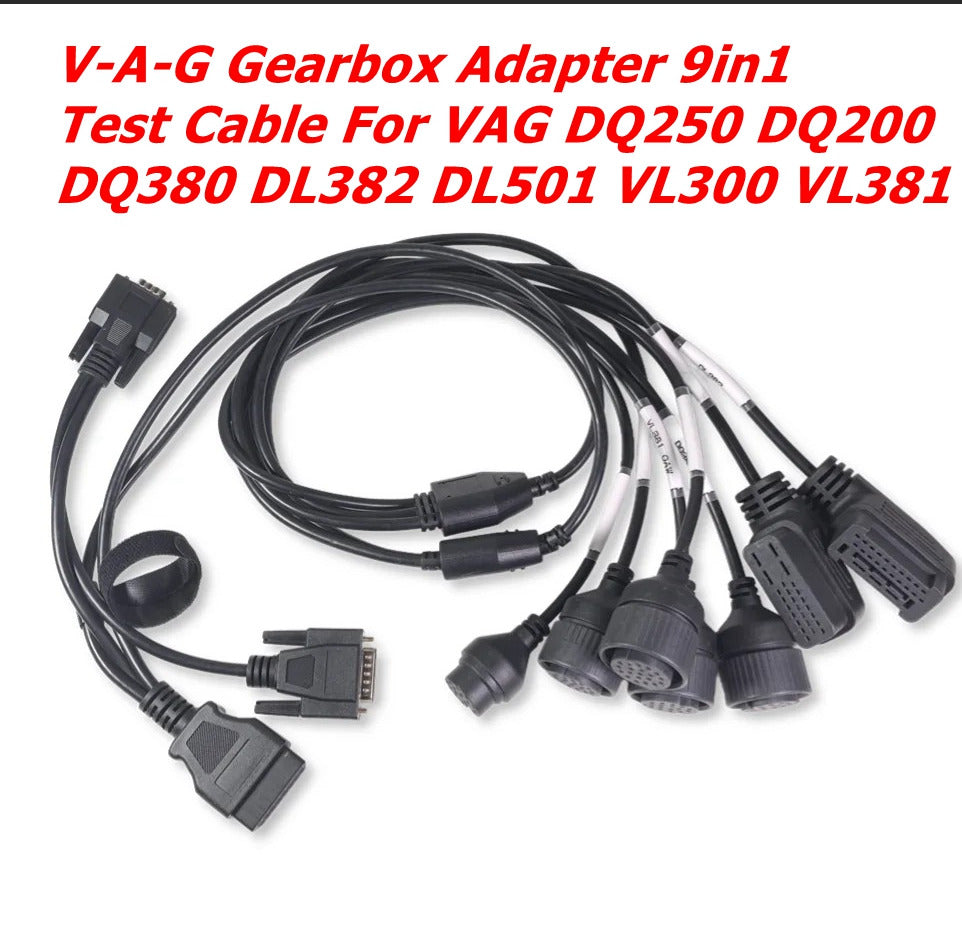 V-A-G Gearbox Adapter 9in1 Test Cable For VAG DQ250 DQ200 DQ380 DL382
