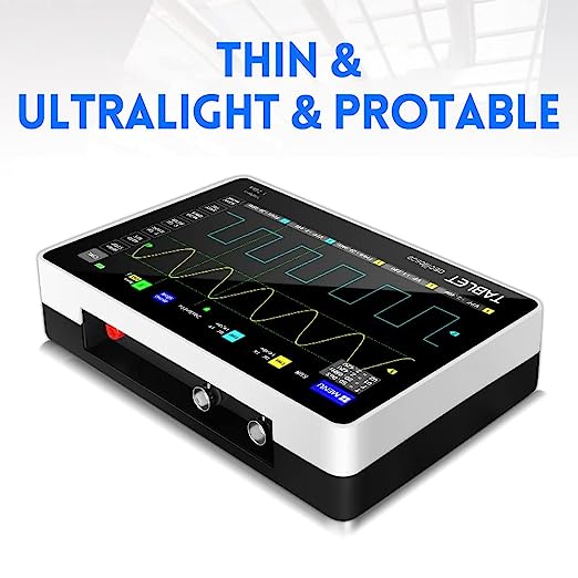 FNIRSI-1013D Digital Tablet Oscilloscope 2 Channels 100Mhz Bandwidth 1 ...