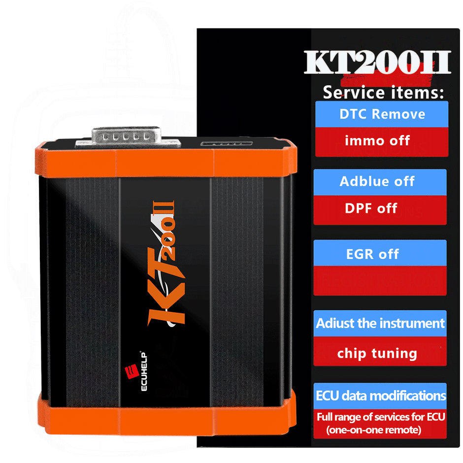 KT200 & KT200II Offline Workstation - Full Version ECU Programmer for ...