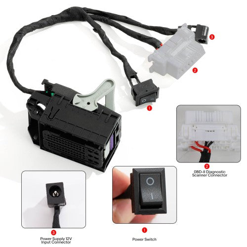 OEM K-010 Key 46 Matching Adapter Cable for B-MW Motorcycle Ignition P ...