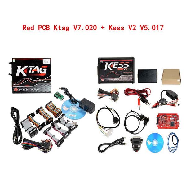 KESS Ksuite V2 Master V5.017 Red PCB Online Version V2.80 Plus Ktag 7 ...