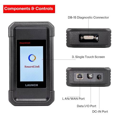 Launch SmartLink B/ C V2.0 Remote Diagnostic Device Vehicle Data Link