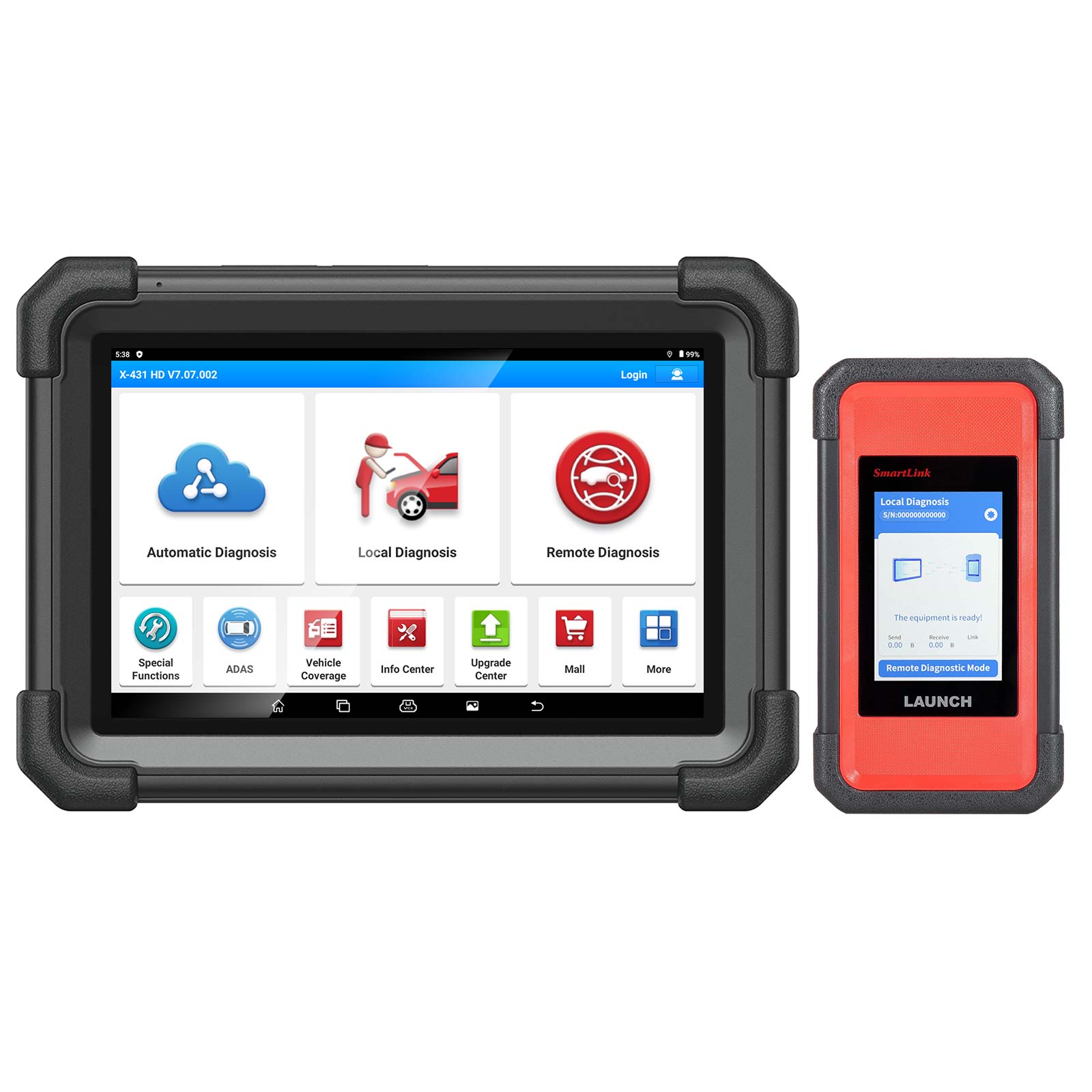 Launch X431 V+ SmartLink HD Heavy Duty Truck Diagnostic Tool for 24V T