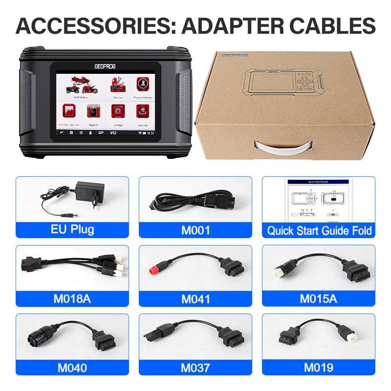 OBDPROG Moto 100 Motorcycle Diagnostic Tool Full System Diagnostic ECU