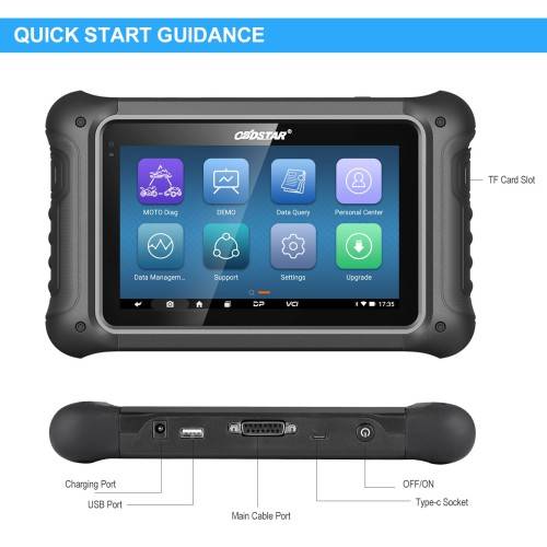 OBDSTAR MOTOSTAR Diagnostic Scanner for Motorcycle /Snow Mobile/ATV/UT