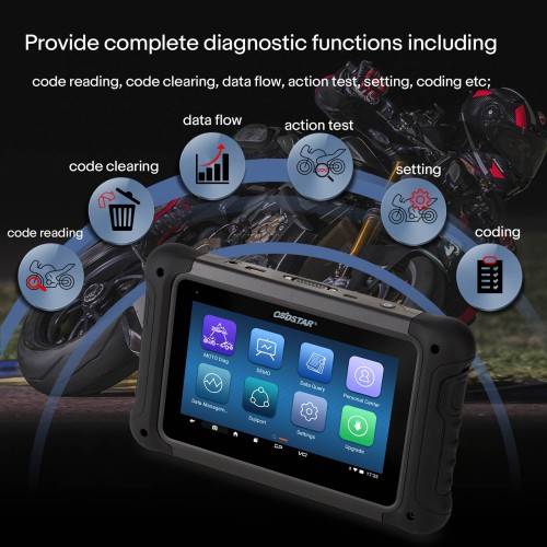 OBDSTAR MOTOSTAR Diagnostic Scanner for Motorcycle /Snow Mobile/ATV/UT