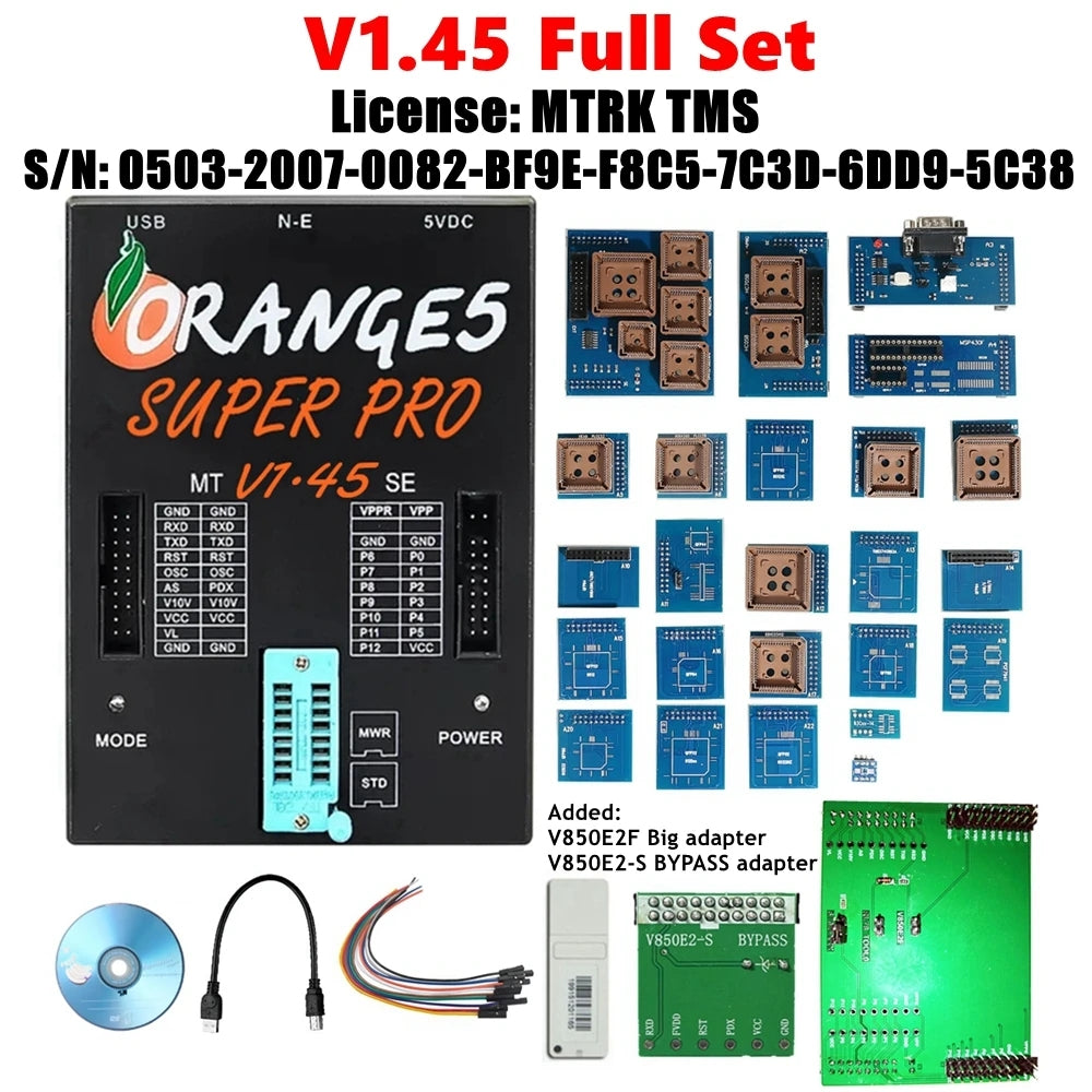 Orange5 Programmer Tool V1.45 Full Version ECU Programming Device Acti
