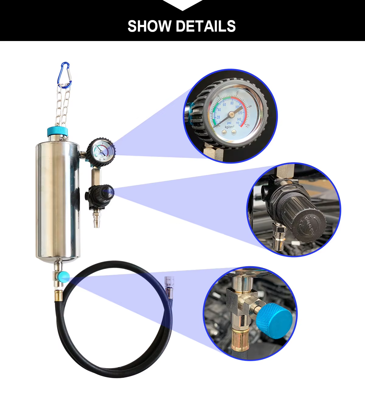 Petrol Car Injector Cleaner GX100 For Petrol EFI Throttle Tools for Pe