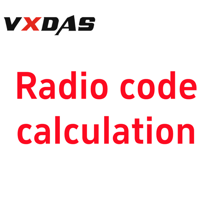 Radio code calculation Give us the radio serial number to calculate th