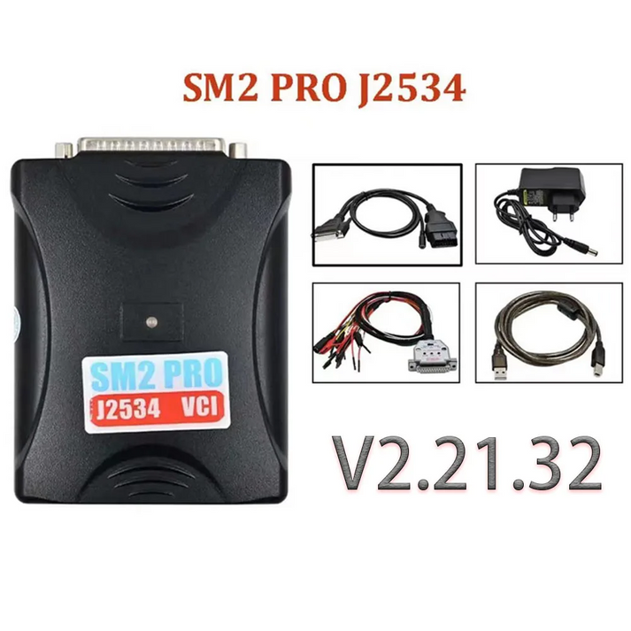 SM2 Pro J2534 VCI ECU Programmer(V2.21.32)