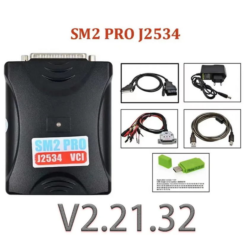 SM2 Pro J2534 VCI ECU Programmer(V2.21.32)