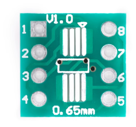 20x SOP8 SO8 SOIC8 TSSOP8 MSOP8 0.65mm 1.27mm to DIP8 2.54mm Adapter ...