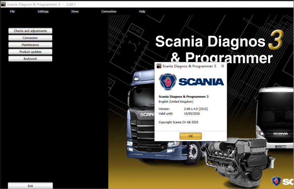 Scania SDP3 V2.68 Diagnosis & Programming Software for Scania VCI 3 ...