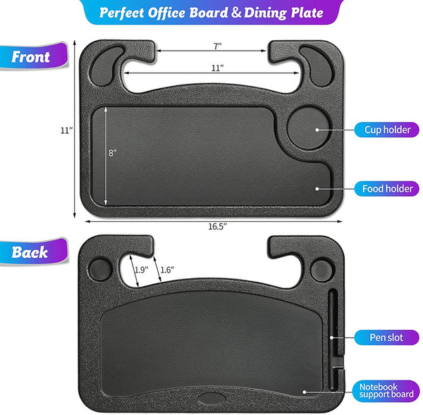 Steering Wheel Tray For Car & Truck Multi-function Steering Wheel Desk ...