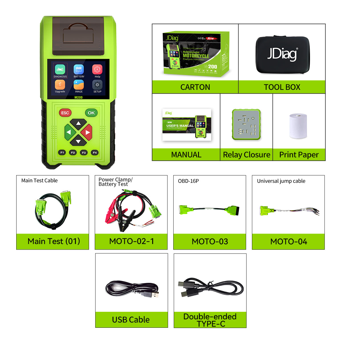 ToPDiag M200 M200Pro Motorcycle Diagnostic Scanner