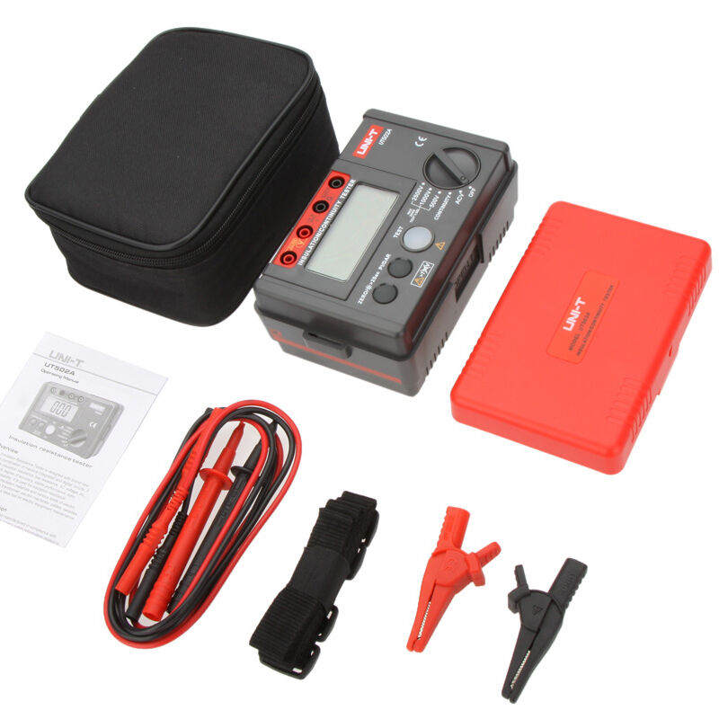 UNI-T UT502A 2500V Digital Insulation Resistance Meter – VXDAS Official ...