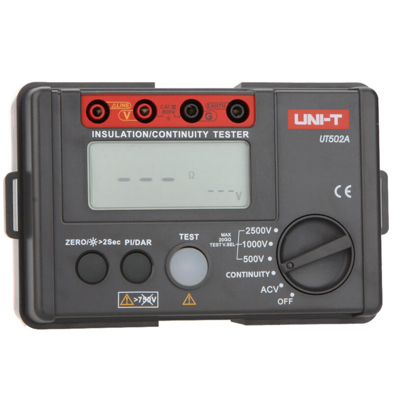 UNI-T UT502A 2500V Digital Insulation Resistance Meter – VXDAS Official ...