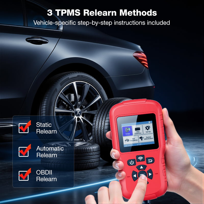 VXDAS TPMaster Universal TPMS Programming Tool & Tire Sensor replace ...