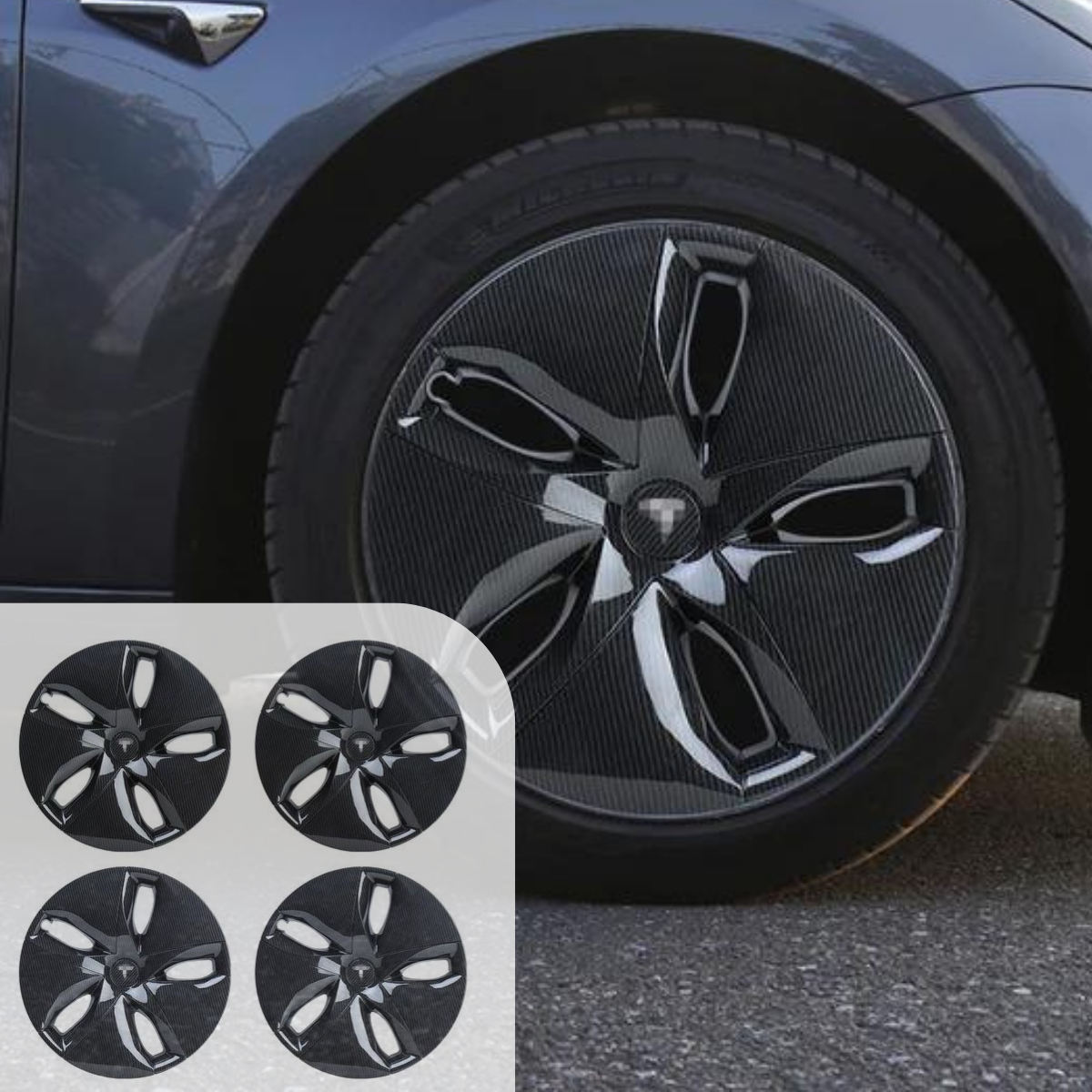 Upgrade Your Tesla Model 3 Wheels with Our Hubcaps & Wheel Covers ...