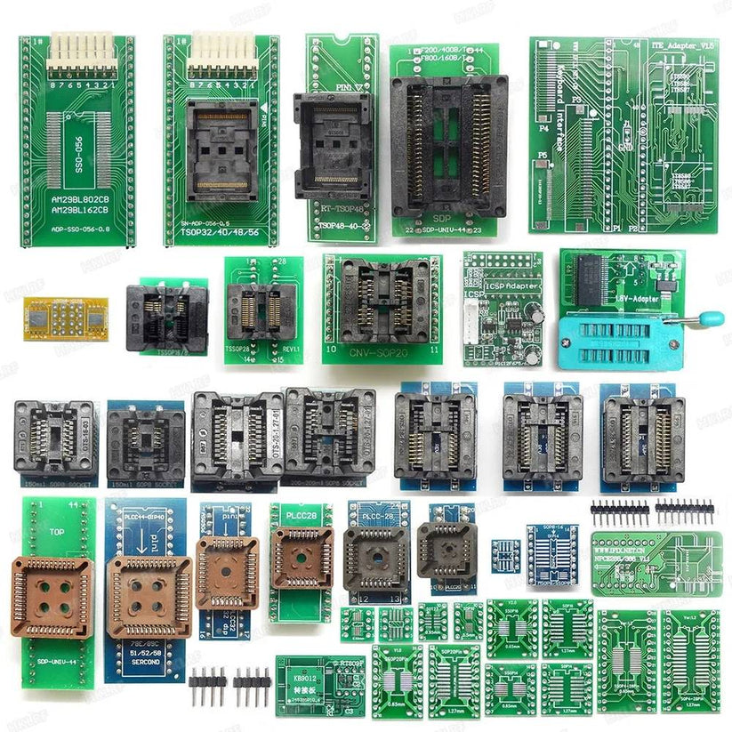 XGecu T56 Universal Programmer +51 Adapters for SPI NAND Flash/EMMC