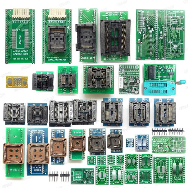 XGecu T56 Universal Programmer +51 Adapters for SPI NAND Flash/EMMC ...