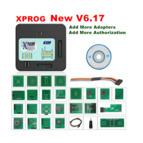 XPROG M V6.26 V6.50Add New Authorizations XPROG-M ECU Programmer with Full Adapters