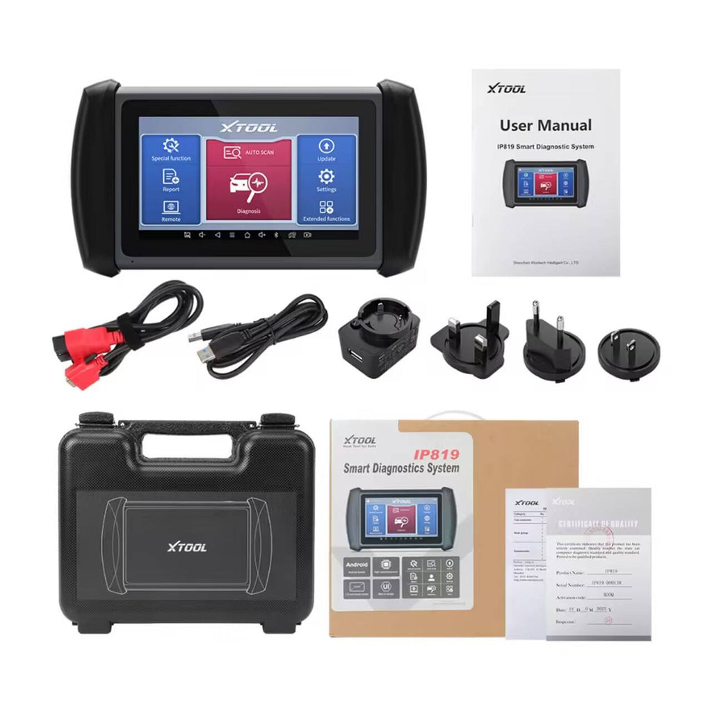 XTOOL InPlus IP819 Diagnostic Scan Tools ECU Coding – VXDAS Official Store