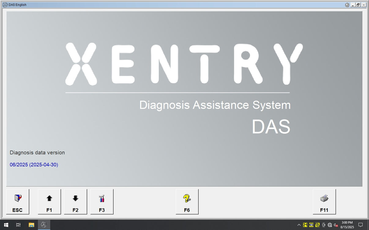 Mitsubishi Fuso Xentry Truck Diagnostic Software V2025.06 Car+V2025.04