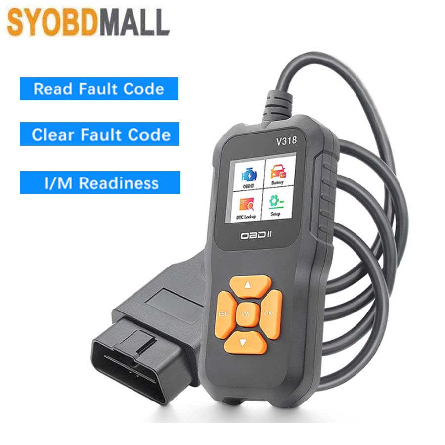 New V318 OBD2 Car Scanner Automotive Diagnostic Instrument Elm327 Eng – VXDAS Official Store