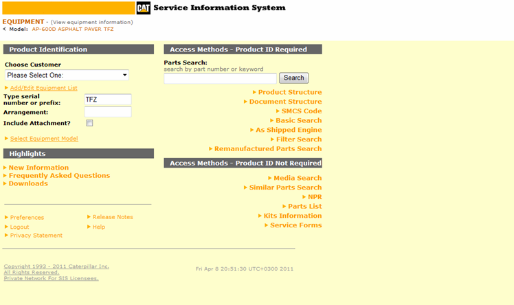 Caterpillar SIS 2021 CAT SIS 2021 Service Information Systemwith 320GB ...