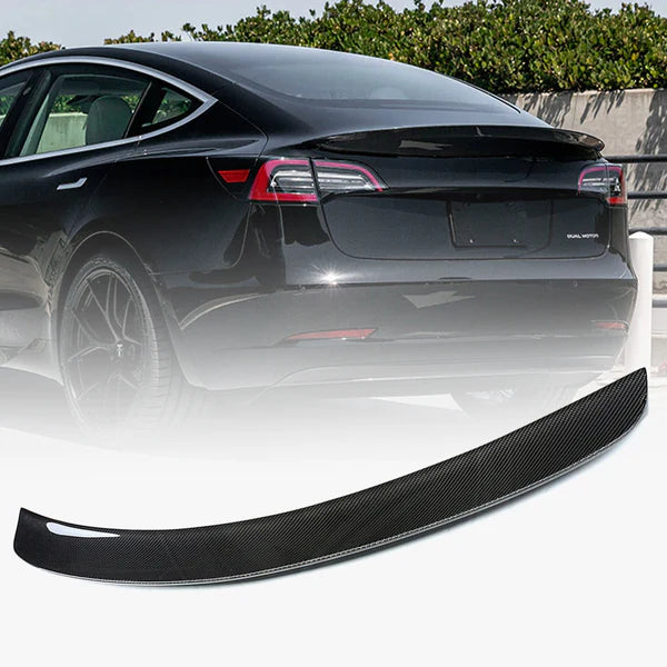 Tesla Spoiler YG-Style- Real Molded Carbon Fiber For Model 3 – VXDAS ...