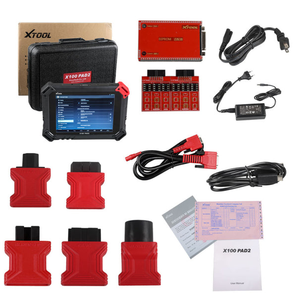XTOOL X-100 PAD2 Tablet Key Programmer Special Functions Expert Update ...