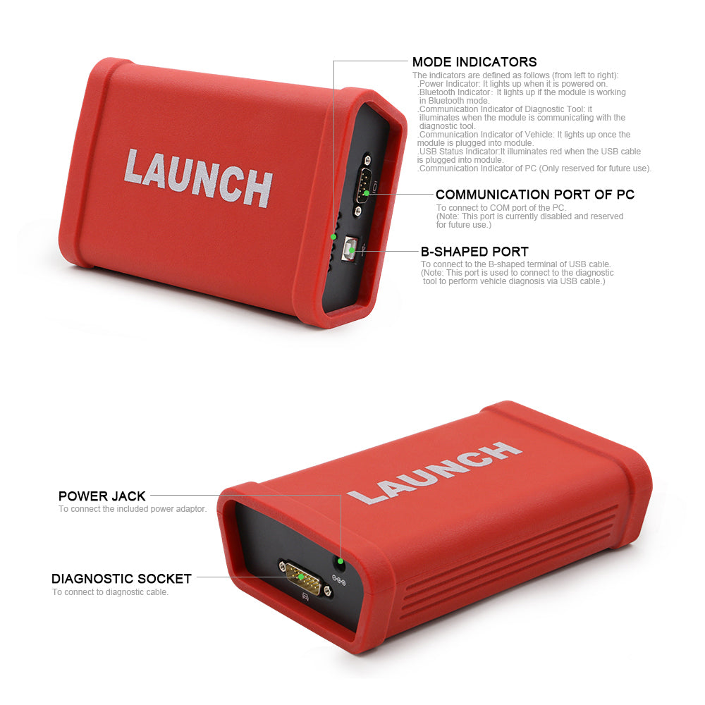 Launch x431 V+Heavy Duty Truck HD Module Full System Diagnostic Tool