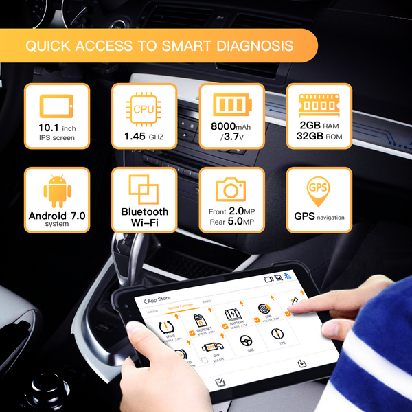 NEXZDAS Pro with Tablet Full-System Diagnosis Tool for Passenger Cars ...