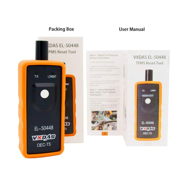 VXDAS EL-50448 VXDAS TPMS Tool G-M TPMS Relearn Reset Tool – VXDAS ...