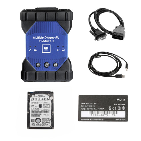 GM MDI 2 Multiple Diagnostic Interface 2 with GDS2 Tech2Win Software