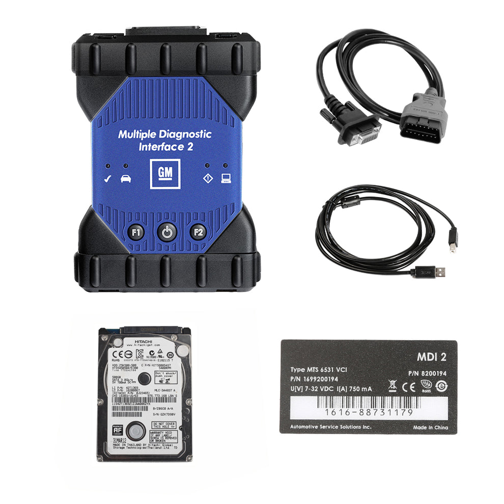 GM MDI 2 Multiple Diagnostic Interface 2 with GDS2 Tech2Win Software