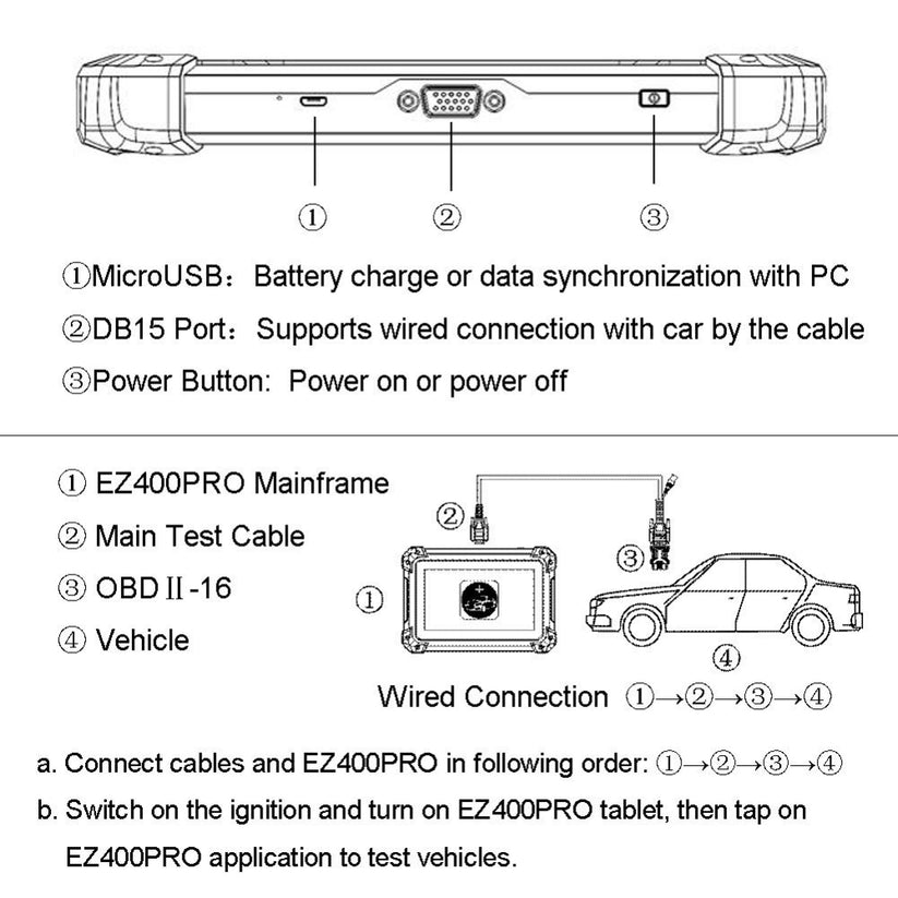 XTOOL EZ400 PRO Diagnostic Tool Xtool EZ400 Auto Diagnostic Tool
