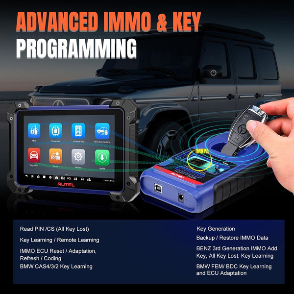 Autel MaxiIM IM608 II (IM608 PRO II) Automotive All-In-One Key Program ...
