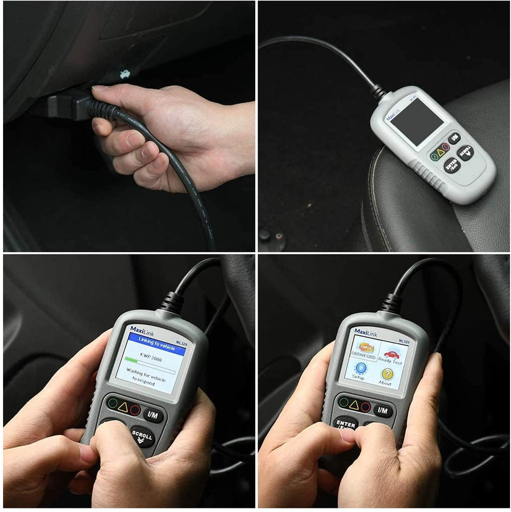 Autel MaxiLink ML329 OBD2 Code Reader AutoVin Function Engine Fault CAN ...