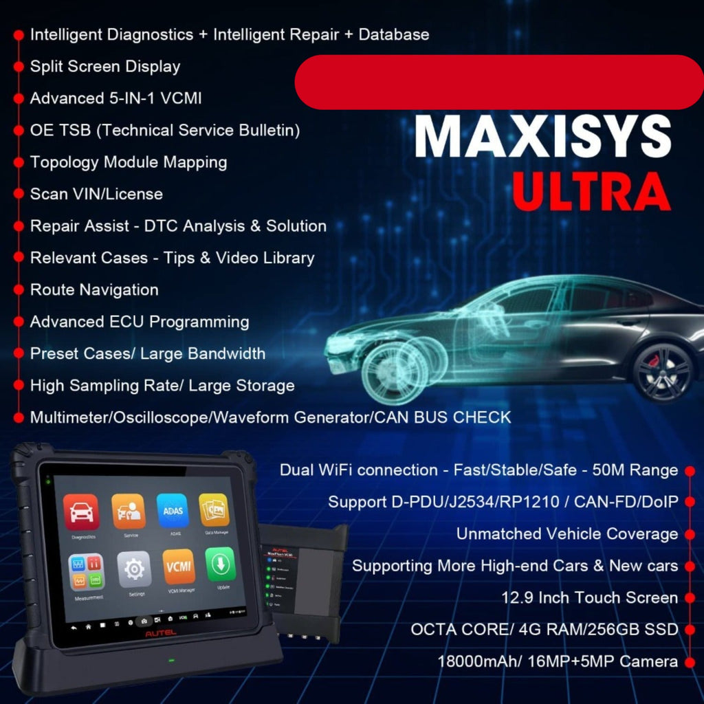 Autel Maxisys Ultra Lite Automotive Car Diagnostic Tool – VXDAS ...