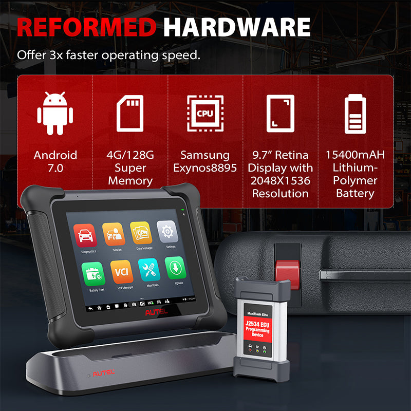 Autel Maxisys Elite II Dignostic Scanner Tool OBD2 Support MaxiFlash ...