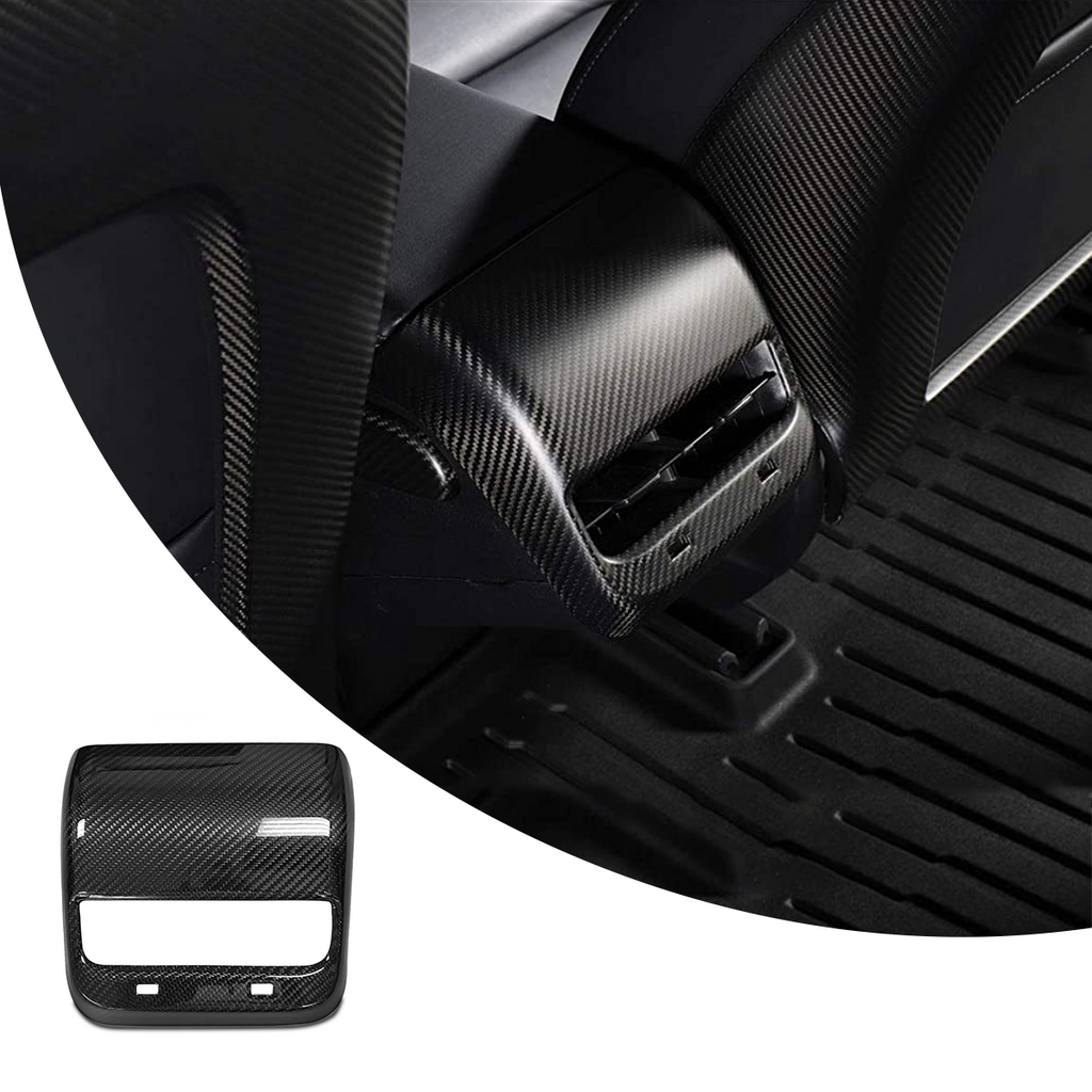 Model 3/Y Backseat Vent Cap For Tesla-Real Molded Carbon Fiber – VXDAS ...