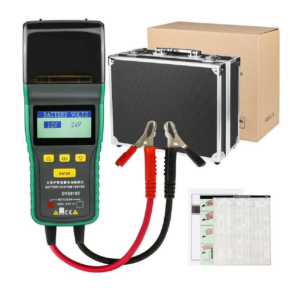 DUOYI DY2015C Automotive Battery System Tester 12V 24V Lead-acid