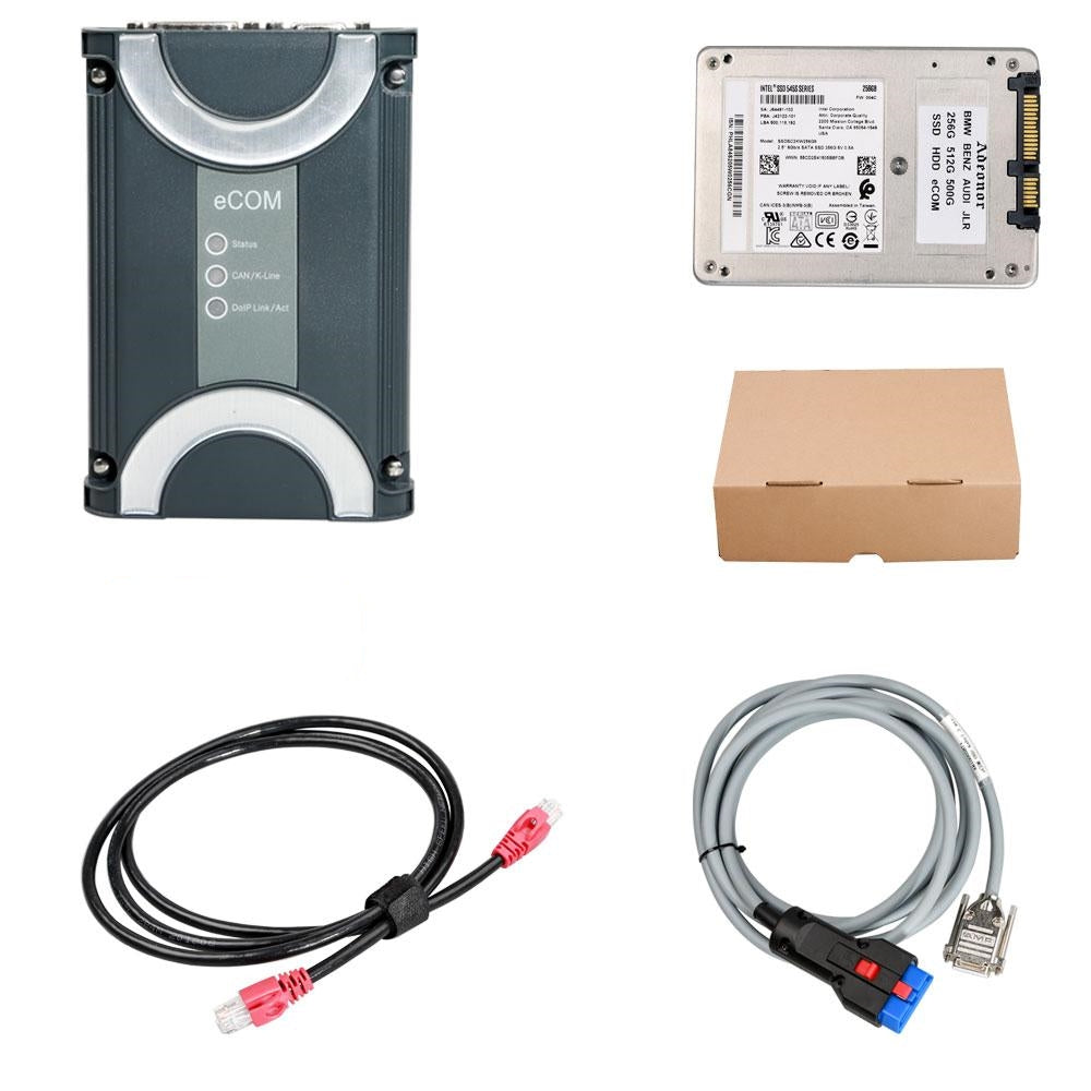 BENZ ECOM Doip Mercedes Diagnosis and Programming kit with 256G SSD ...