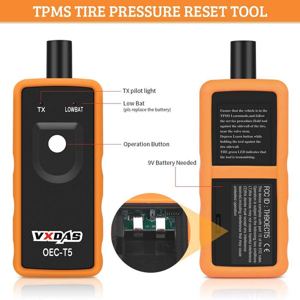 VXDAS EL-50448 VXDAS TPMS Tool G-M TPMS Relearn Reset Tool – VXDAS Official Store